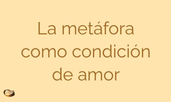 Oir Barcelona | La metáfora como…